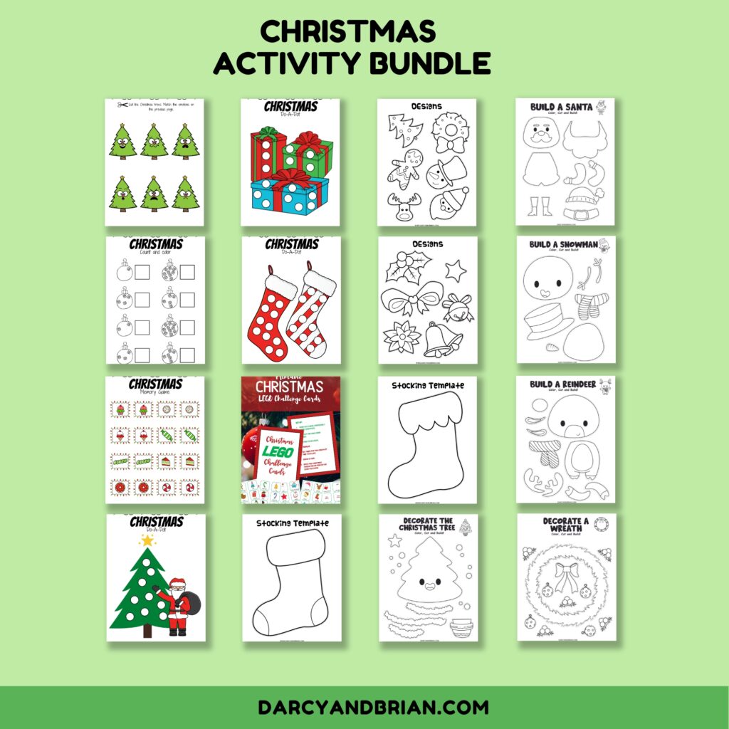Christmas Activity Bundle - Darcy and Brian - Shop