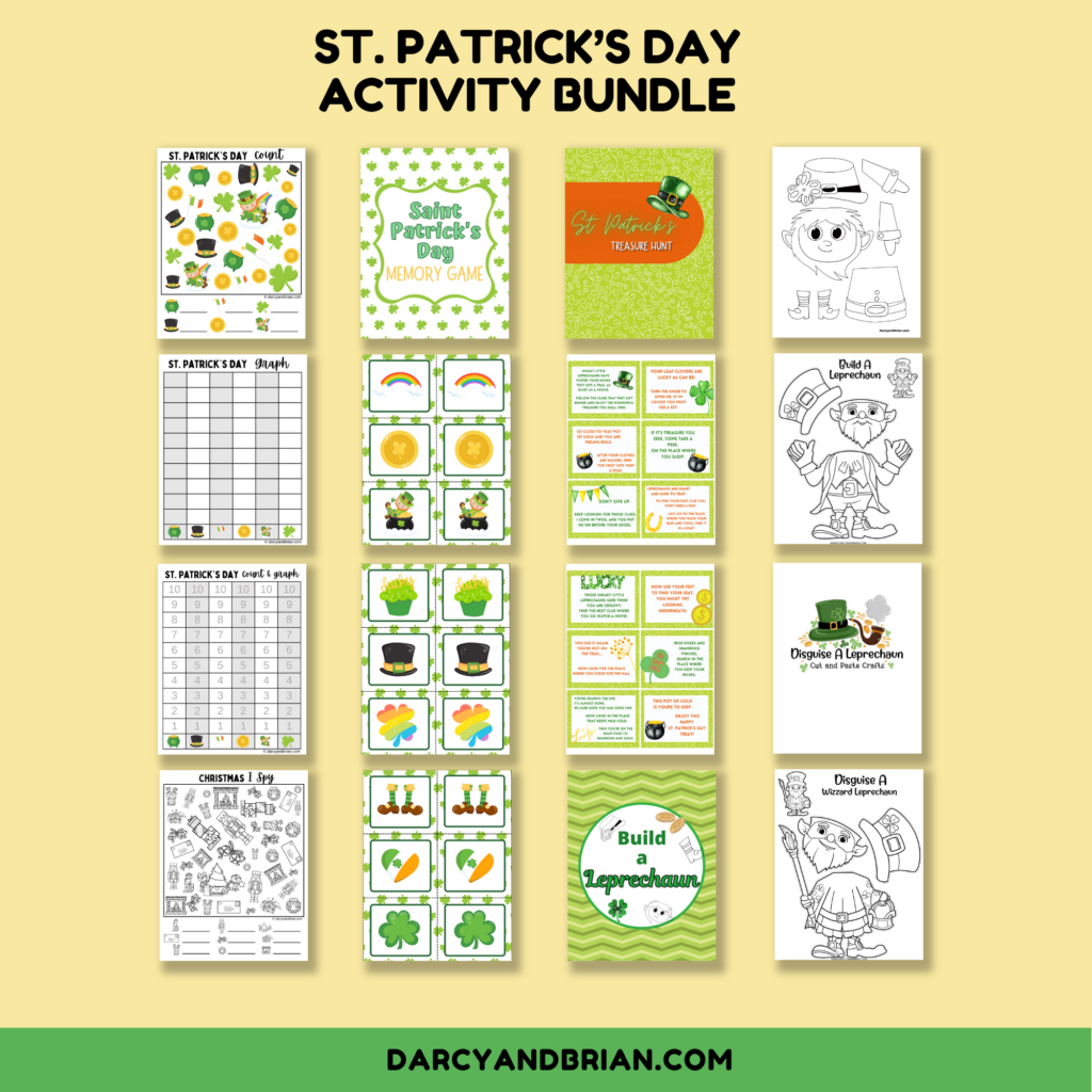 Saint Patrick's Day Activity Bundle for Kids