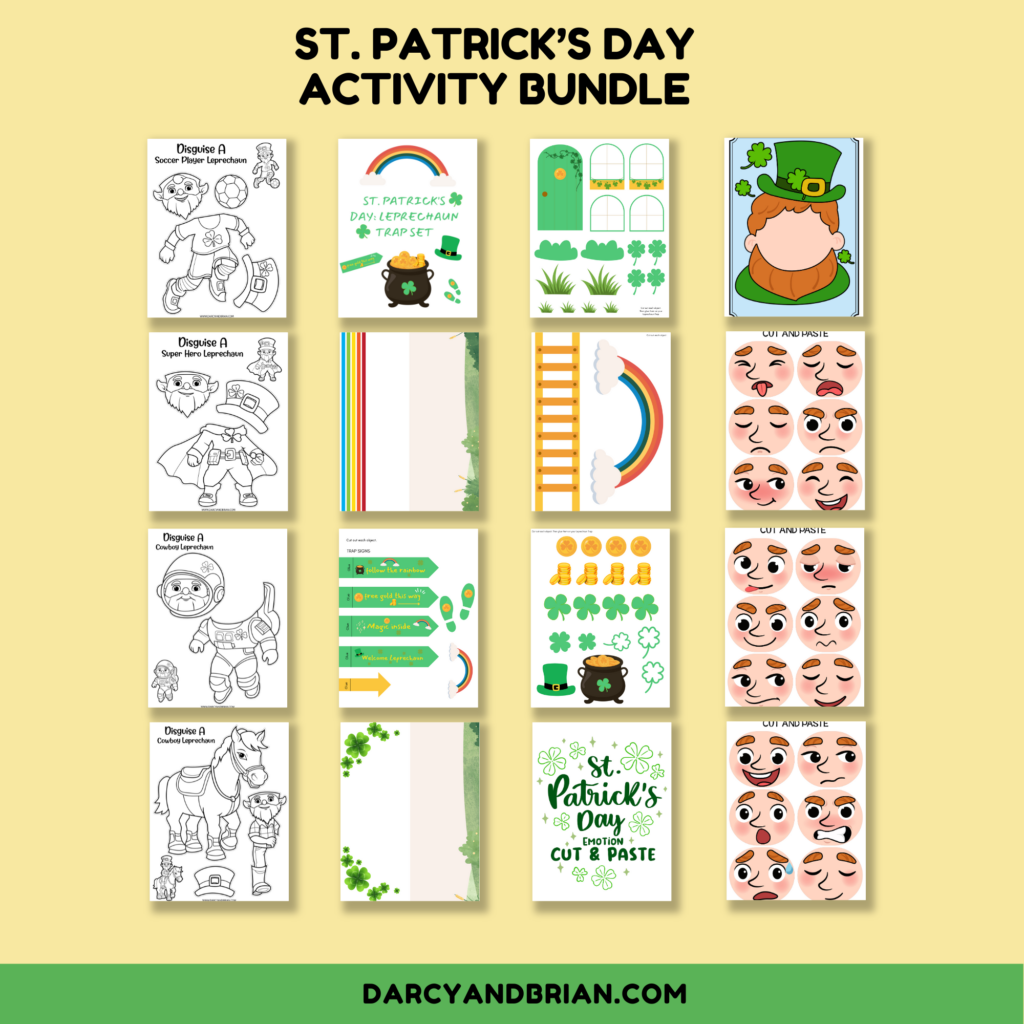 Saint Patrick's Day Activity Bundle for Kids