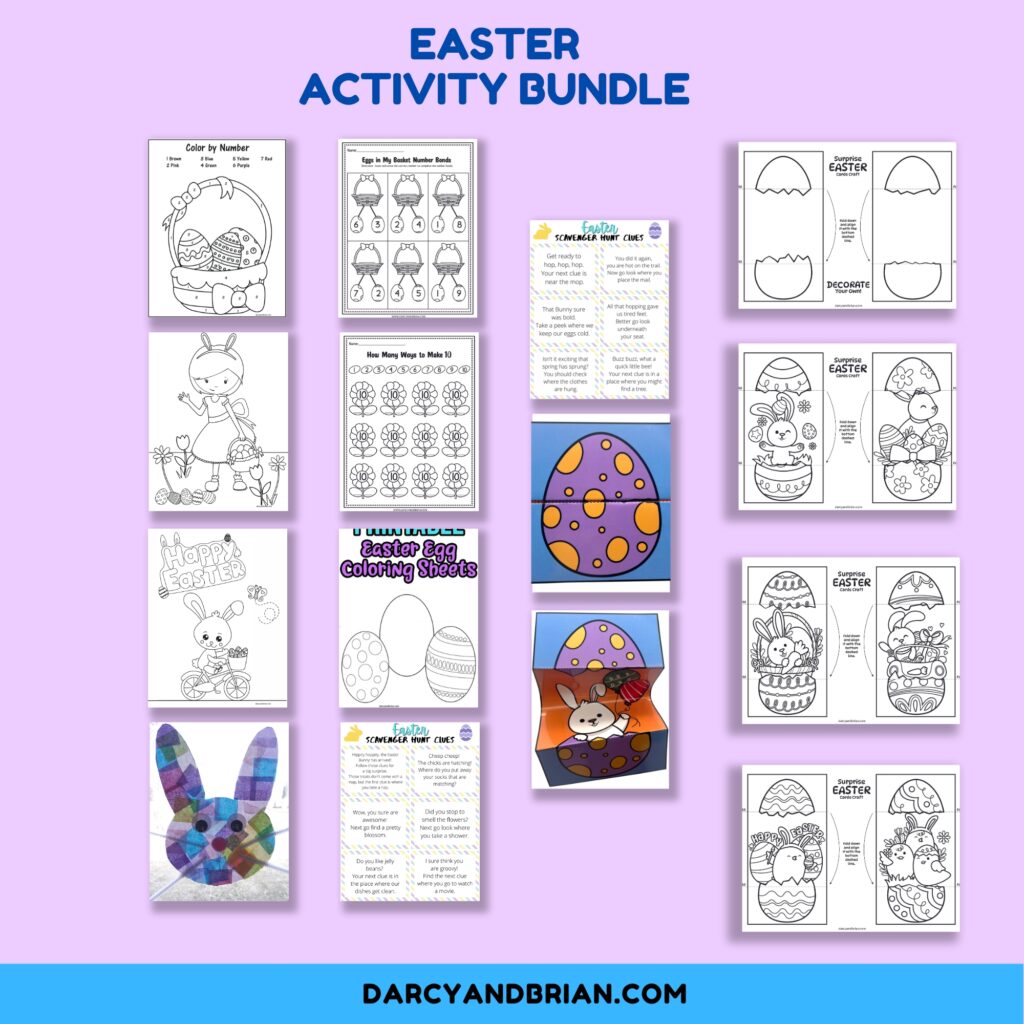 Easter Activity Bundle for Kids