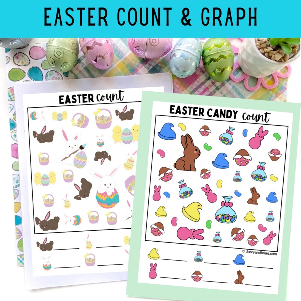 Easter Count and Graph Worksheets