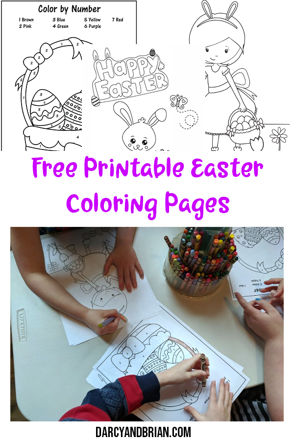 Easter Basket Color By Number - Darcy and Brian - Shop