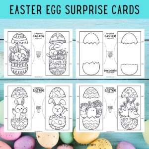 Easter Egg Surprise Cards for Kids - Creative Easter Craft Activity