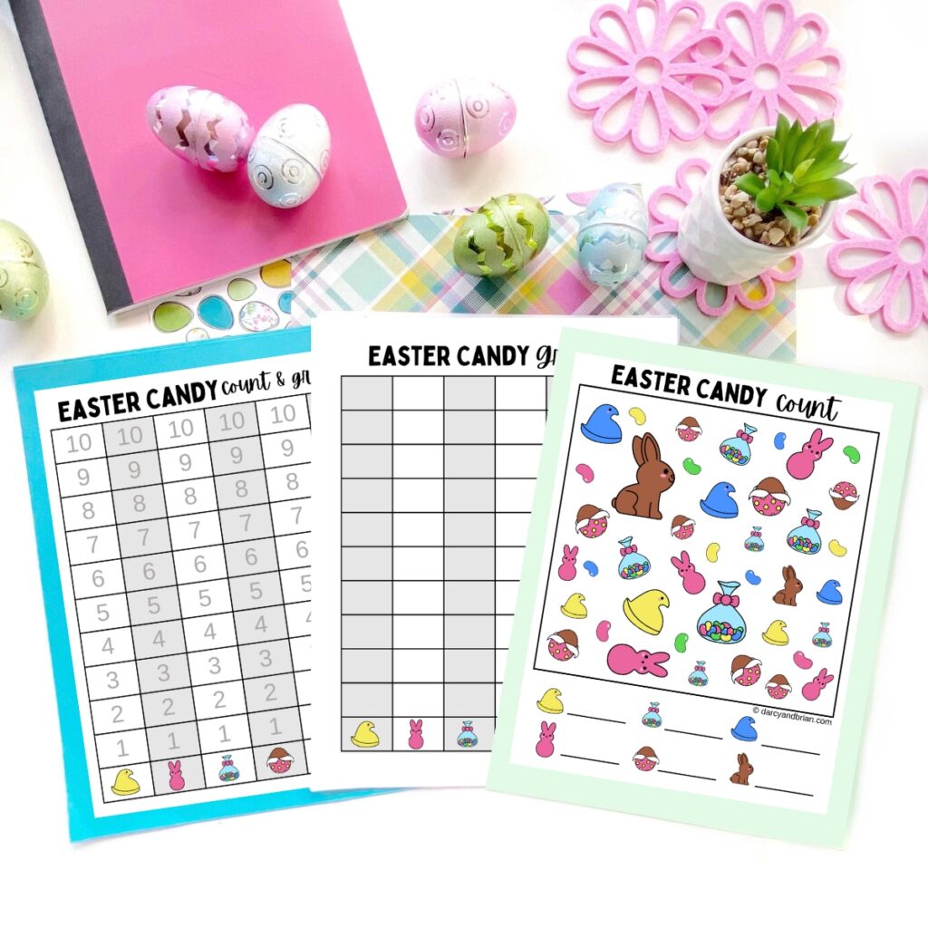 Easter Count and Graph Worksheets