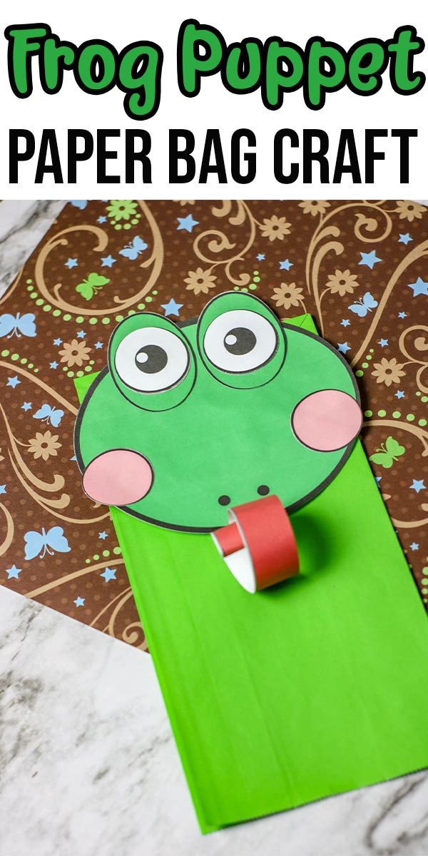 Frog Paper Bag Puppet - Darcy and Brian - Shop