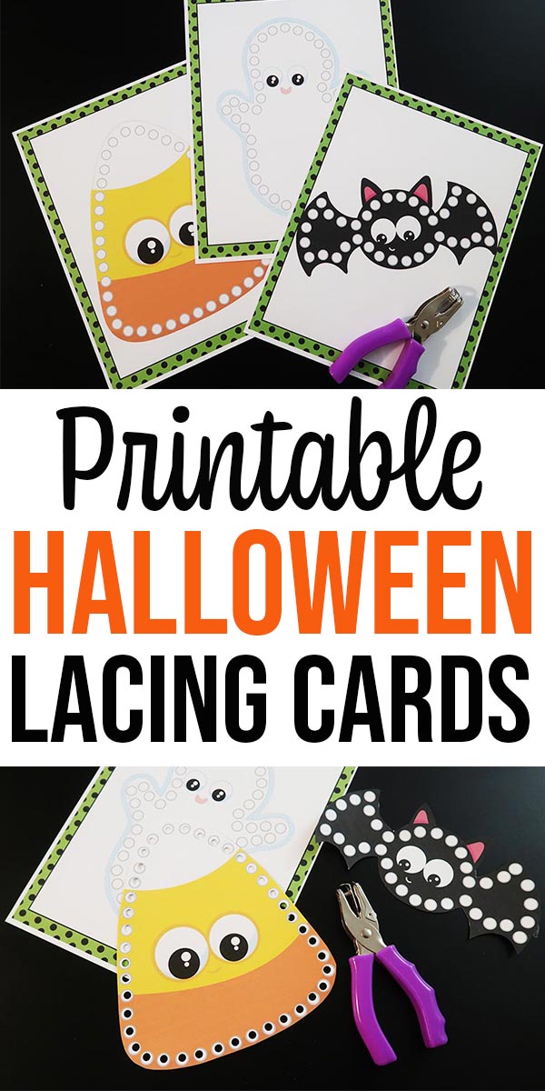 Halloween Lacing Cards - Darcy and Brian - Shop