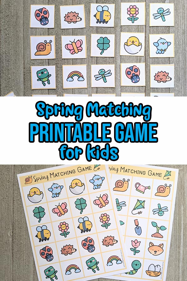 Spring Memory Matching Game - Darcy and Brian - Shop