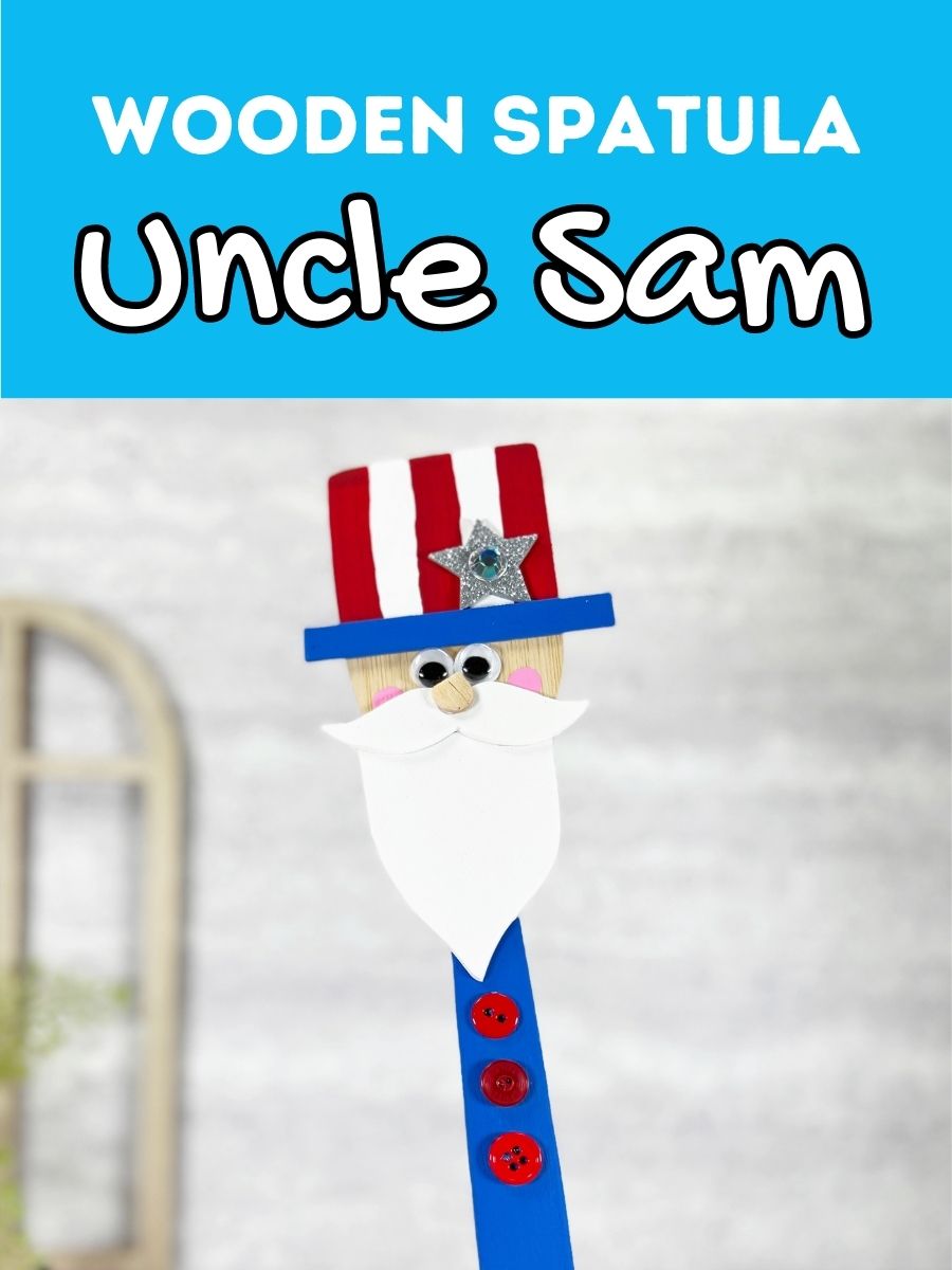 Uncle Sam Spatula Craft Template - Darcy and Brian - Shop