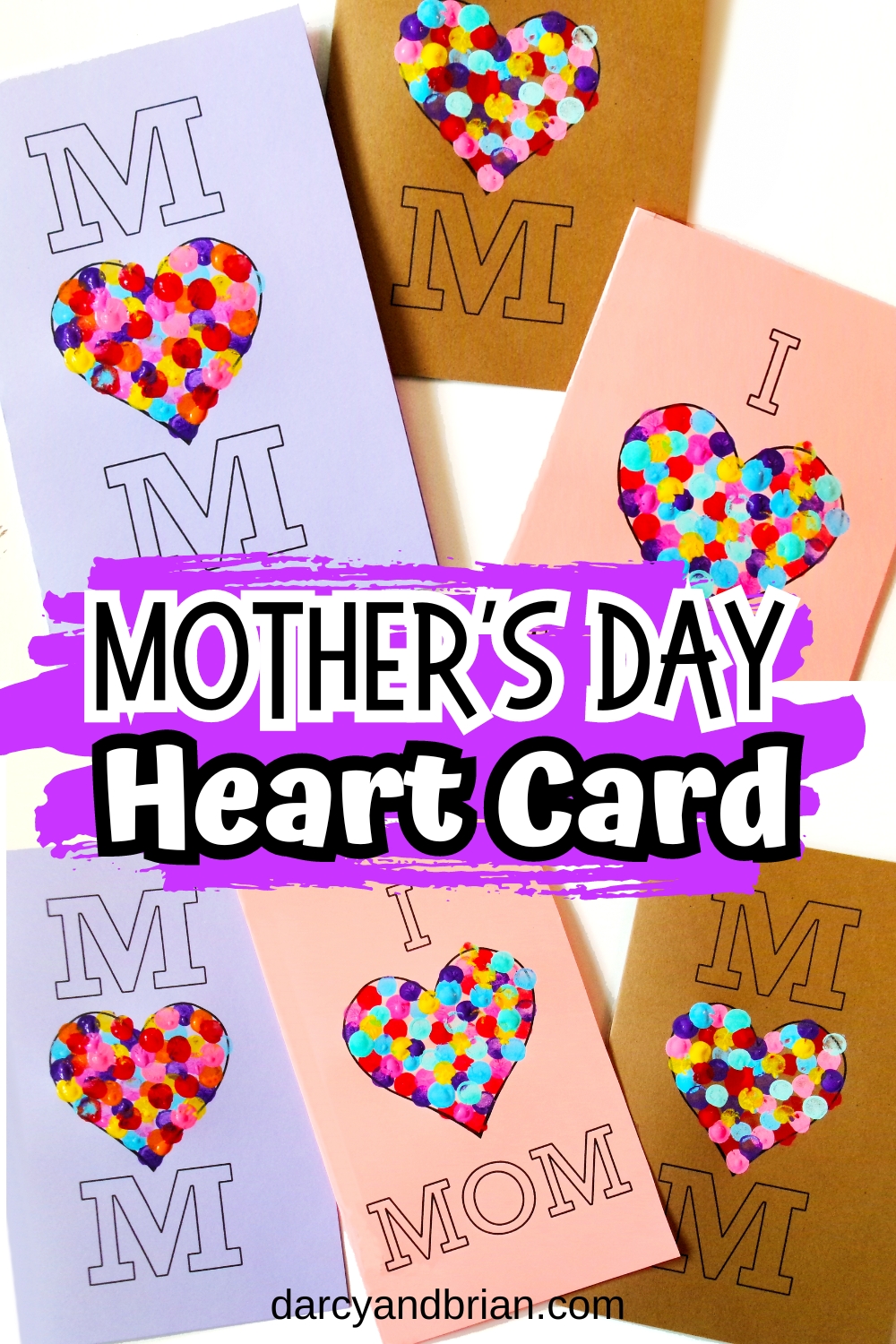 Mother's Day Heart Card - Darcy and Brian - Shop