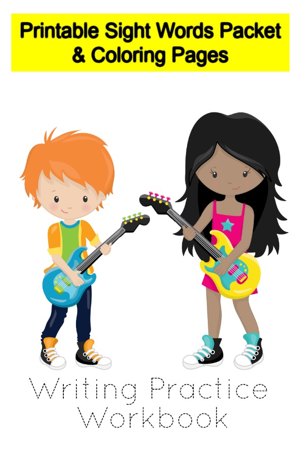 Rock Star Sight Words Packet - Darcy and Brian - Shop