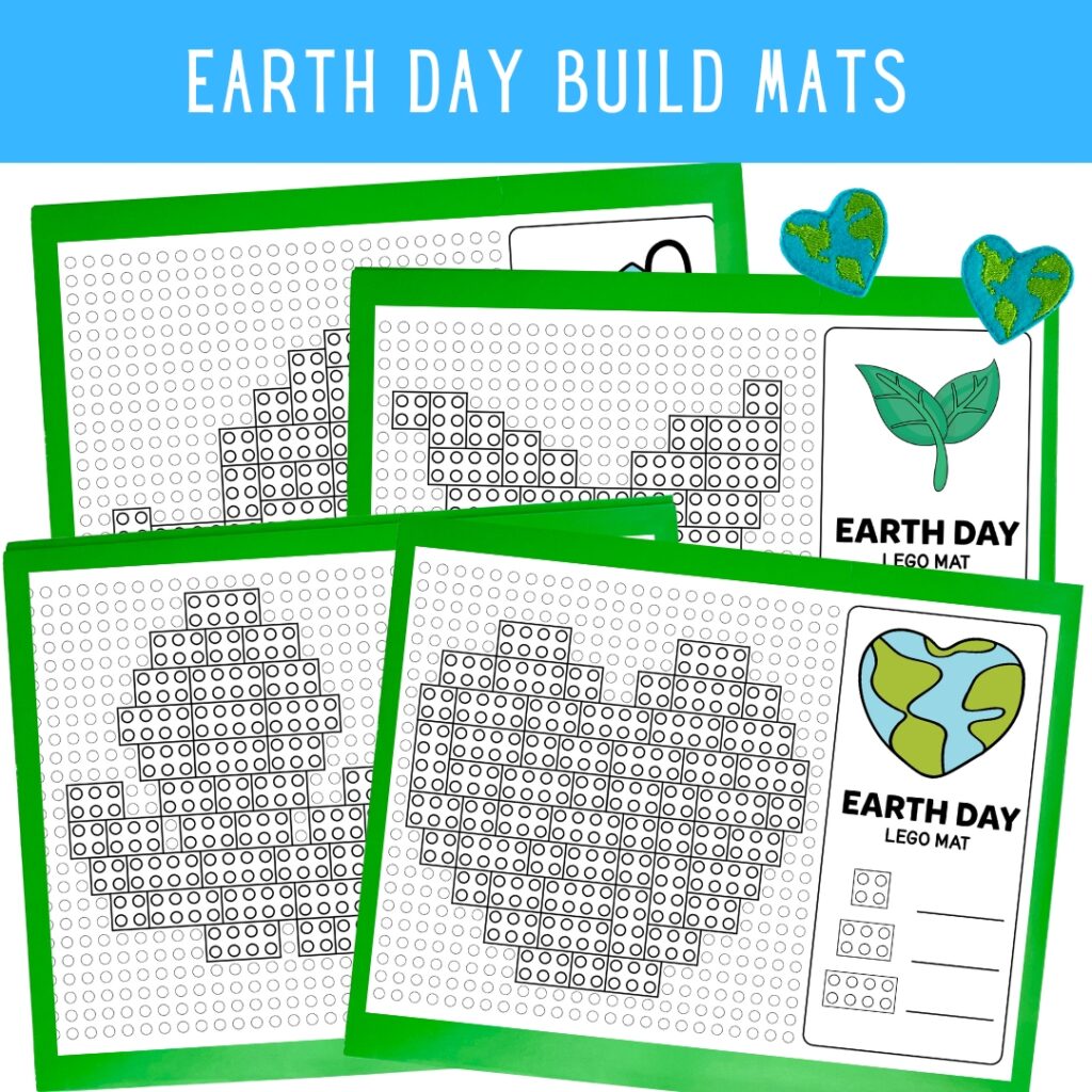 Earth Day Brick Build Mats
