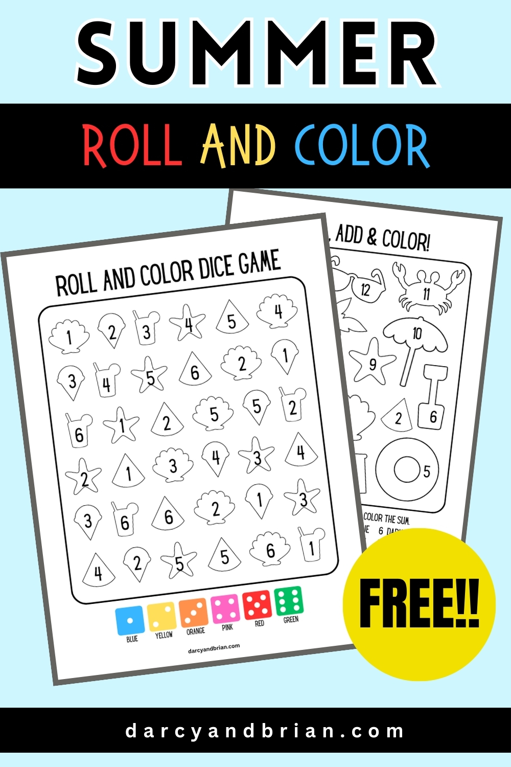 Summer Roll and Color - Darcy and Brian - Shop