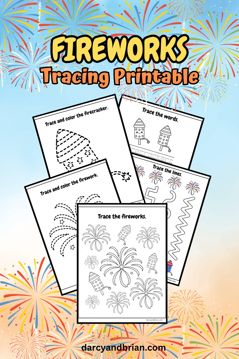Fireworks Tracing - Darcy and Brian - Shop