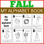 Printable My Fall Alphabet Book - Early Literacy Learning Activity