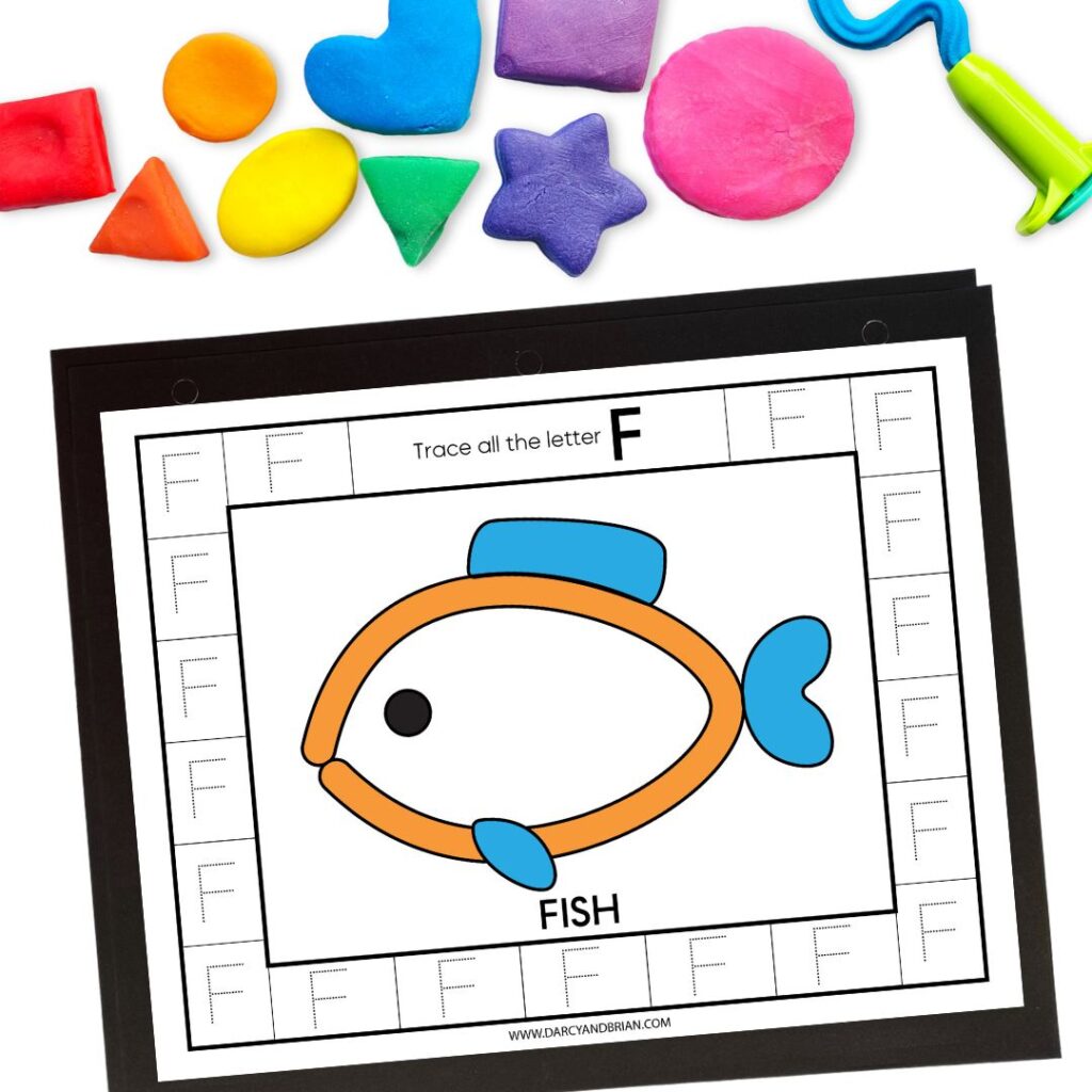 Printable A to Z Animal Playdough Mats - Fun Learning for Kids