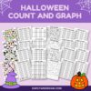 Printable Halloween Count and Graph Worksheets