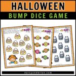 Printable Halloween Bump Dice Game - Fun Multiplication Practice!