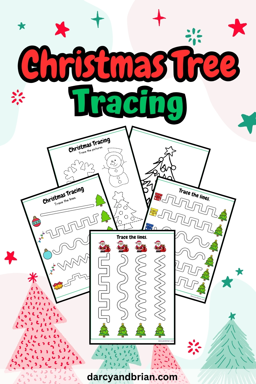 Christmas Tree Tracing - Darcy and Brian - Shop