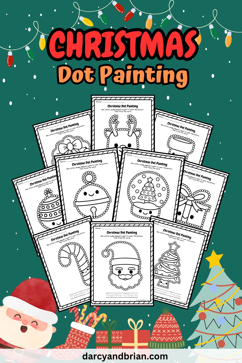 Christmas Dot Painting - Darcy and Brian - Shop